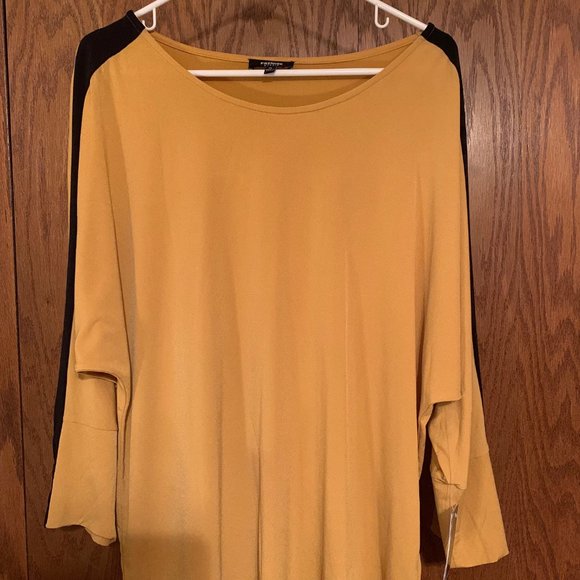 Premise | Tops | Nwt Premise Mustard Color Top Super Cute Size Xl ...